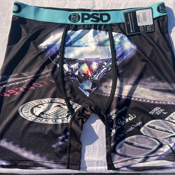 PSD | Underwear & Socks | Nwt Psd Money Moves Boxer Brief | Poshmark
